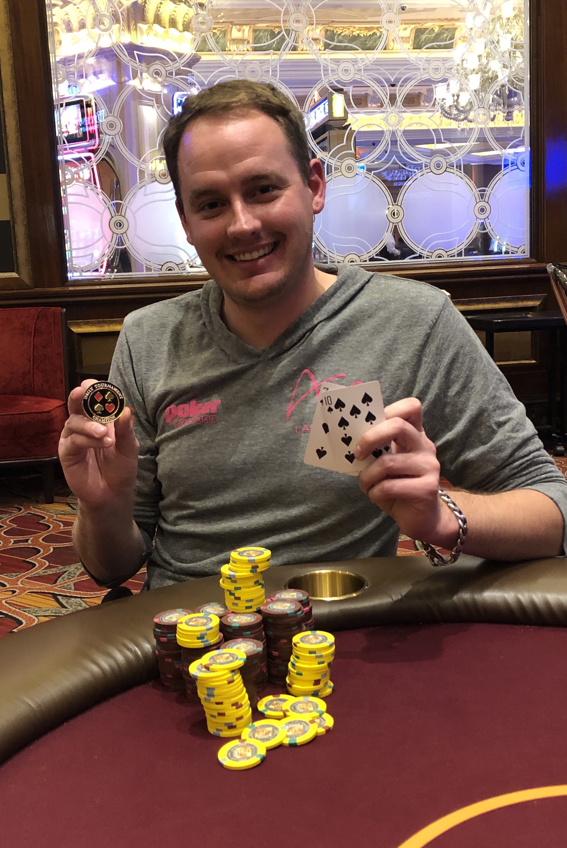Monday Night’s OneDay Tournament Winner | Venetian Poker Room