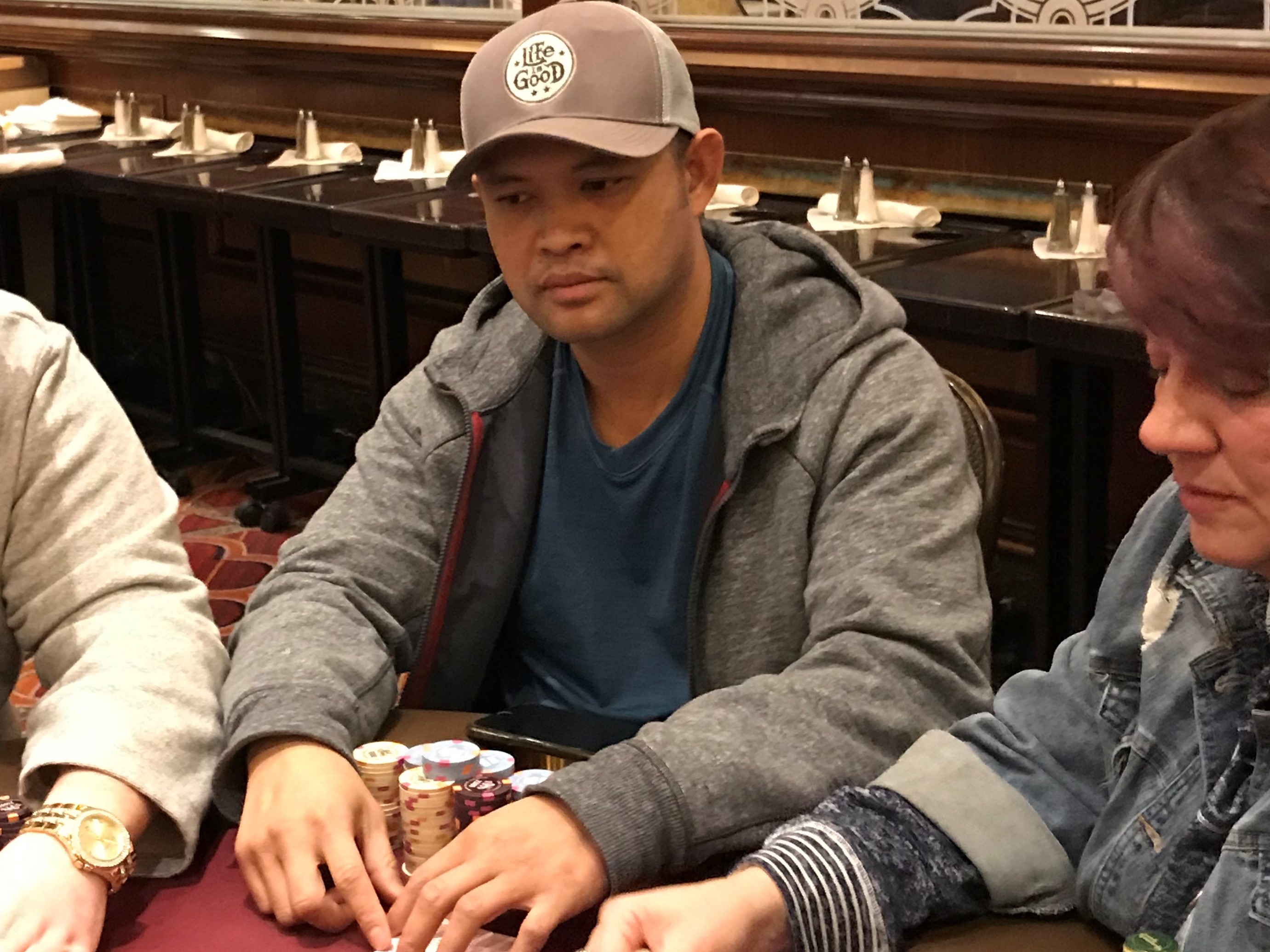 Travis Preng Eliminated in 9th Place ($2,486) | Venetian Poker Room