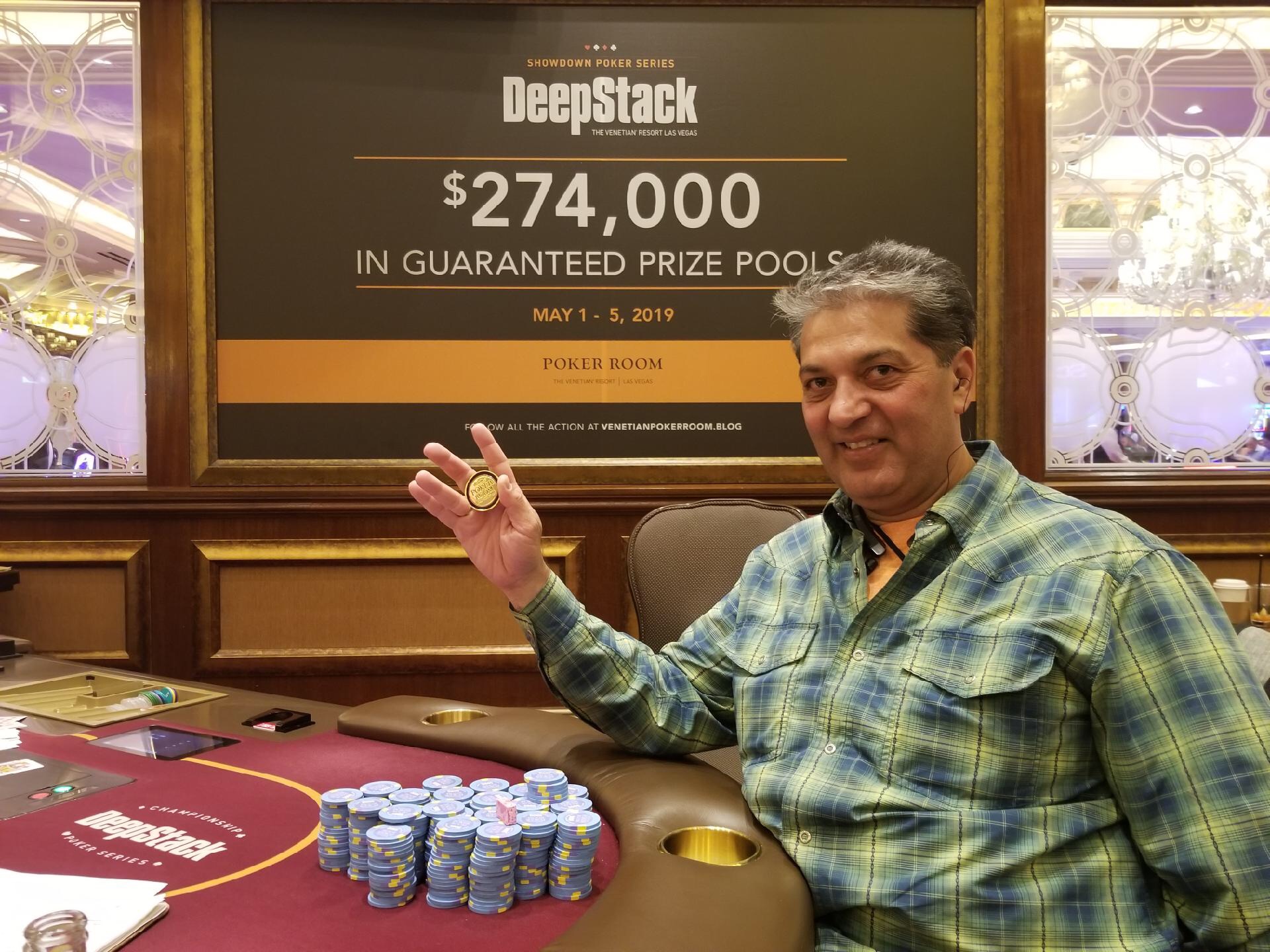 DeepStack Extravaganza II Event #6 Winner | Venetian Poker Room